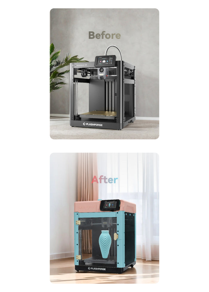 Adventurer 5M Enclosure Kit - Enhanced 3D Printing Stability & Safety