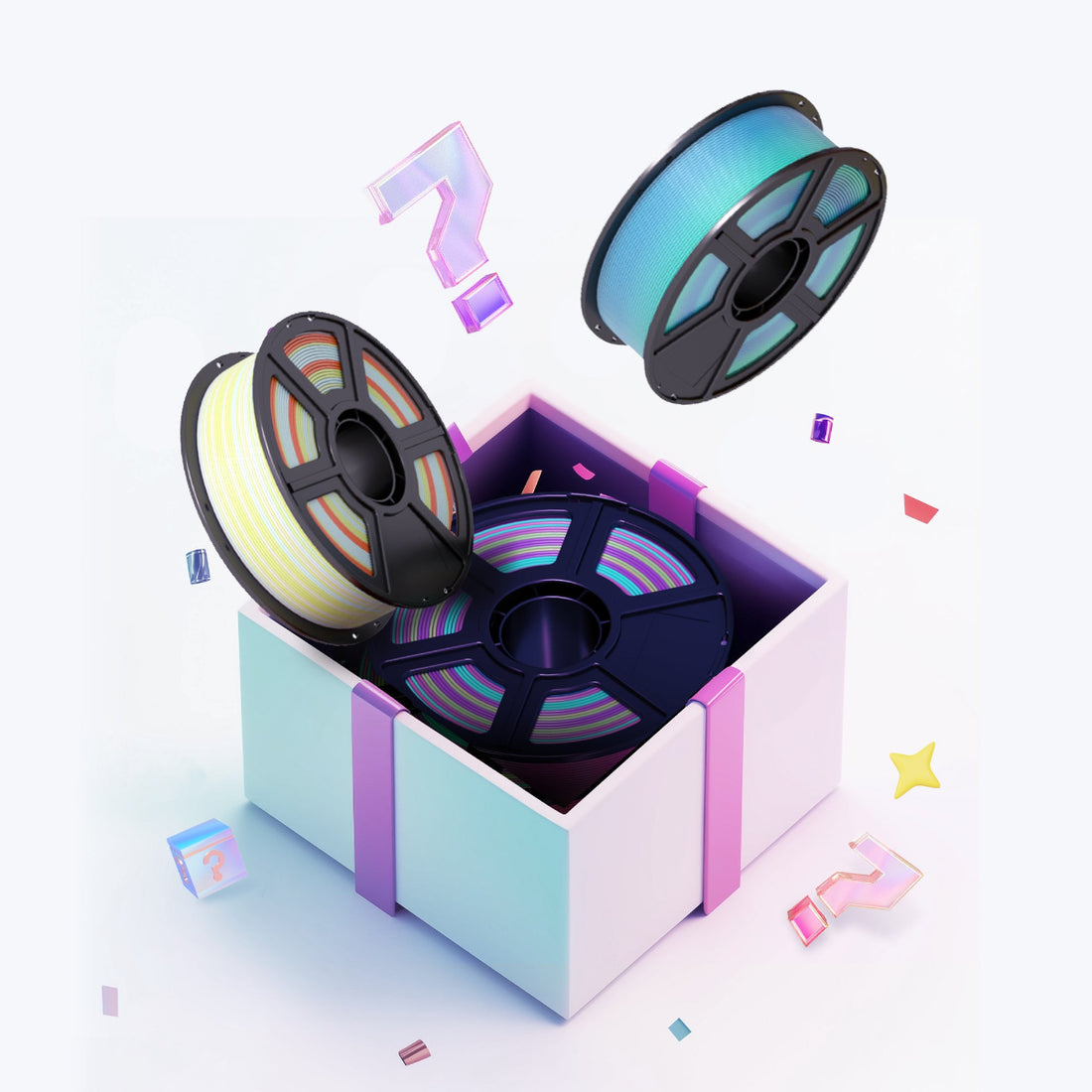 Filaments Lucky Box – Surprise Your 3D Printing with Quality Colors